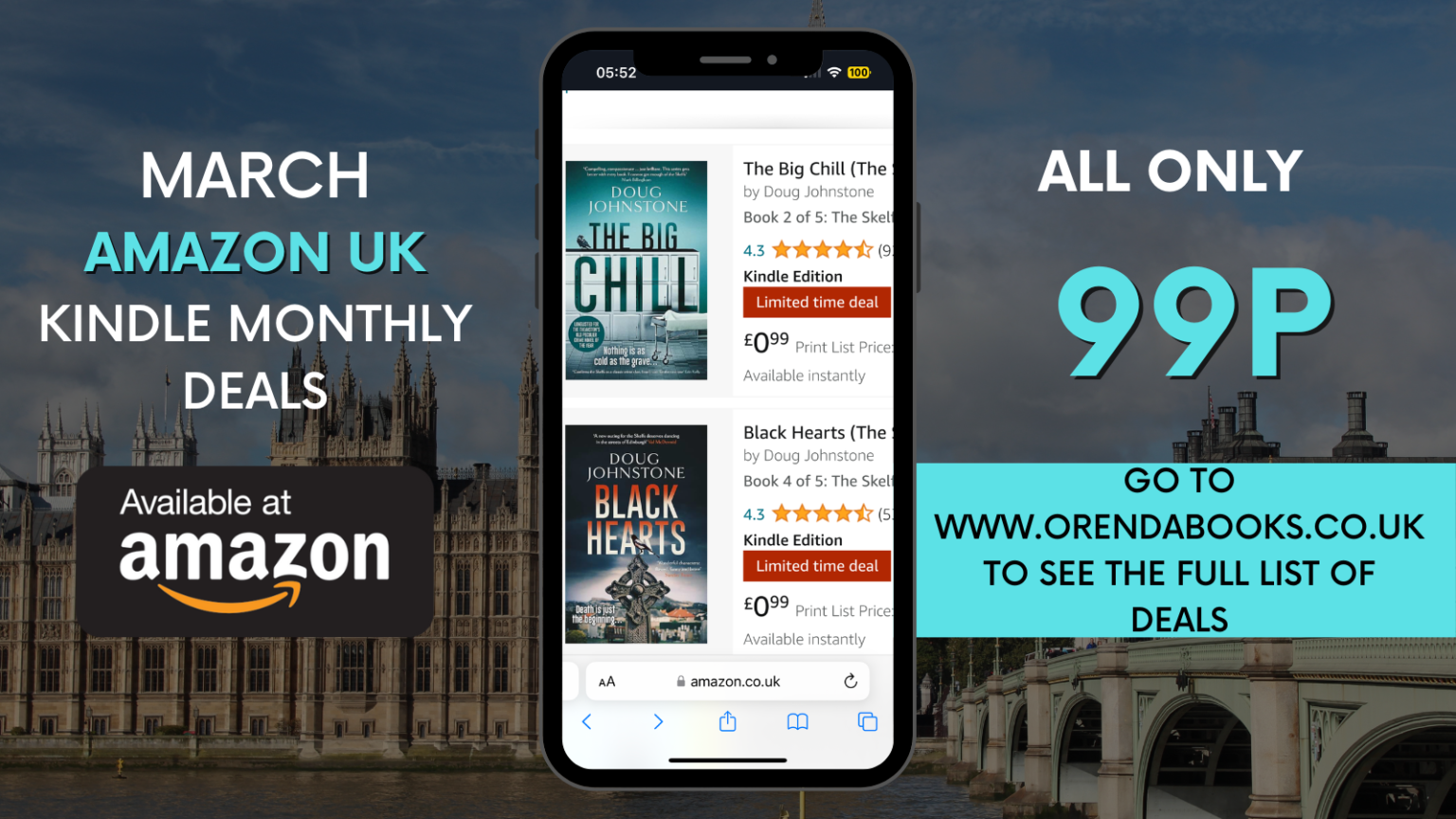 UK: March 2024 Kindle Deals – Orenda Books